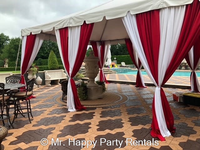 Tent Leg Skirts, Deluxe - Party Rentals in New Jersey | Mr. Happy Party ...
